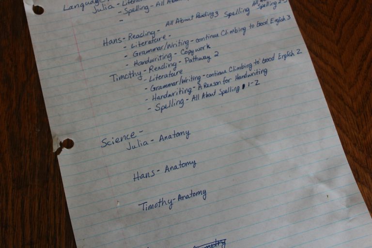 5 Steps To Plan A School Year/ A Home School Year