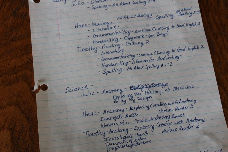 5 Steps To Plan A School Year/ A Home School Year