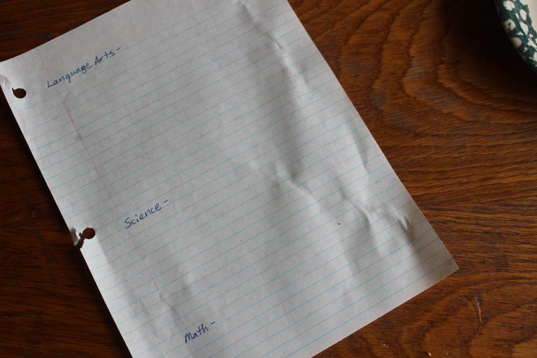 5 Steps To Plan A School Year/ A Home School Year